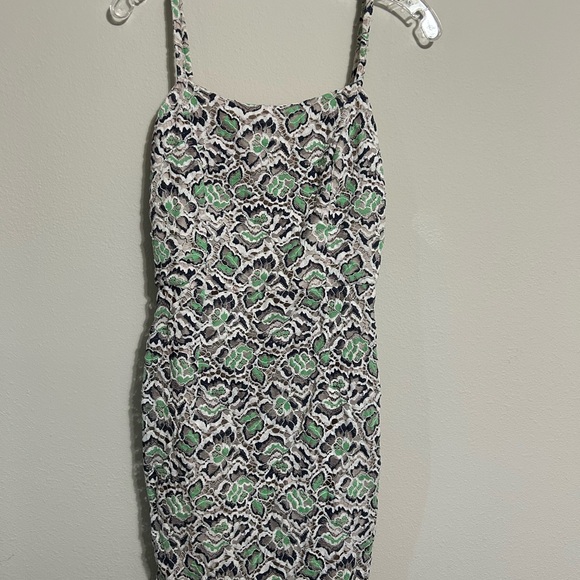 French Connection | Dresses | French Connection Green Sheath Mini Dress ...